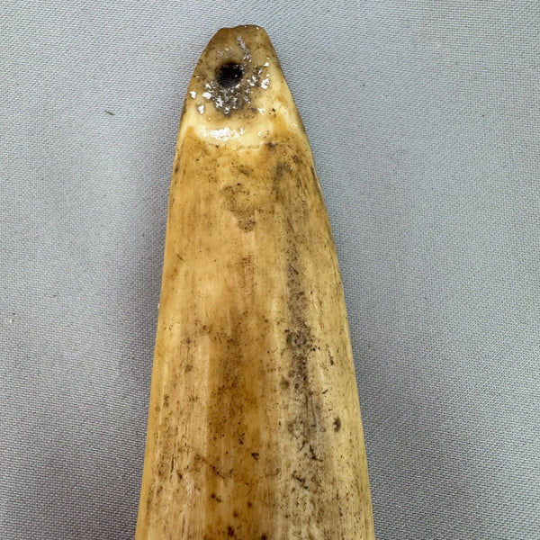Fossil Walrus Ivory Eskimo Artifact Net Weight - 28 | Boone Trading Company
