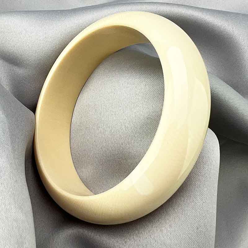 Mammoth Ivory Bangle Bracelet 20mm - A | Boone Trading Company