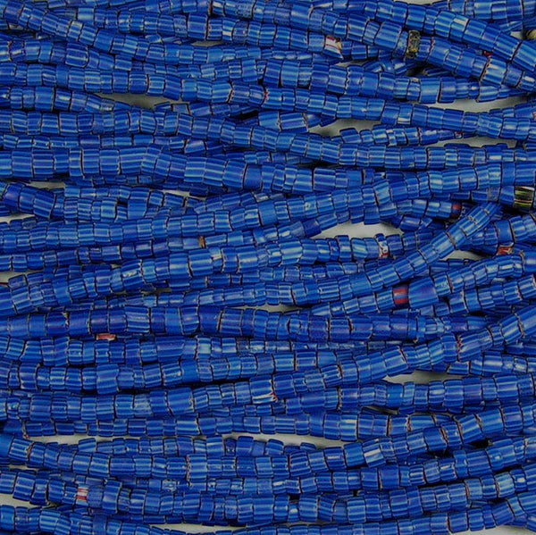 Blue Chevron Trade Beads | Boone Trading Company
